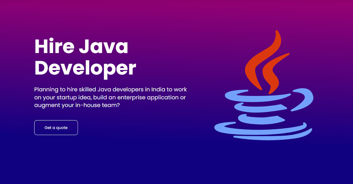 Hire Java developers | Java service provider - Drish Infotech